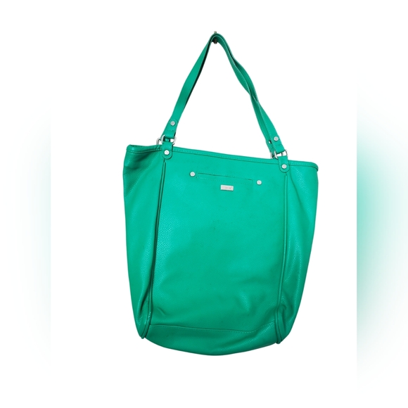 thirty-one | Bags | Jewell By Thirty One Bag Tote Gatsbys Green Faux ...